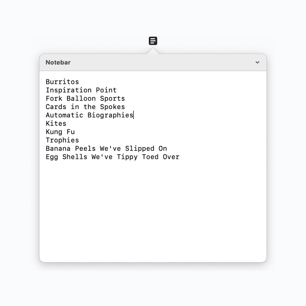 Notebar